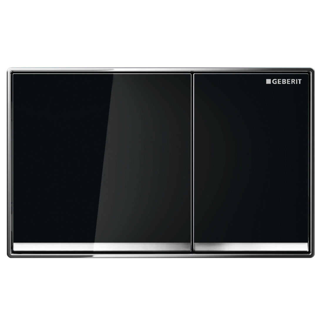 Geberit Sigma60 Df Black Glass | Cook & Bathe