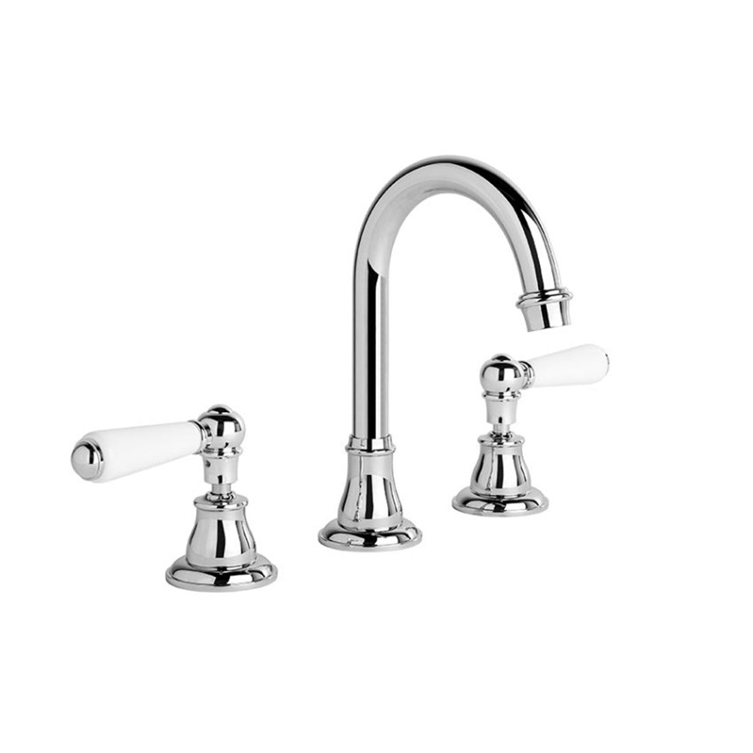 Brodware Neu England Basin Set With White Porcelain Lever Durobrite ...