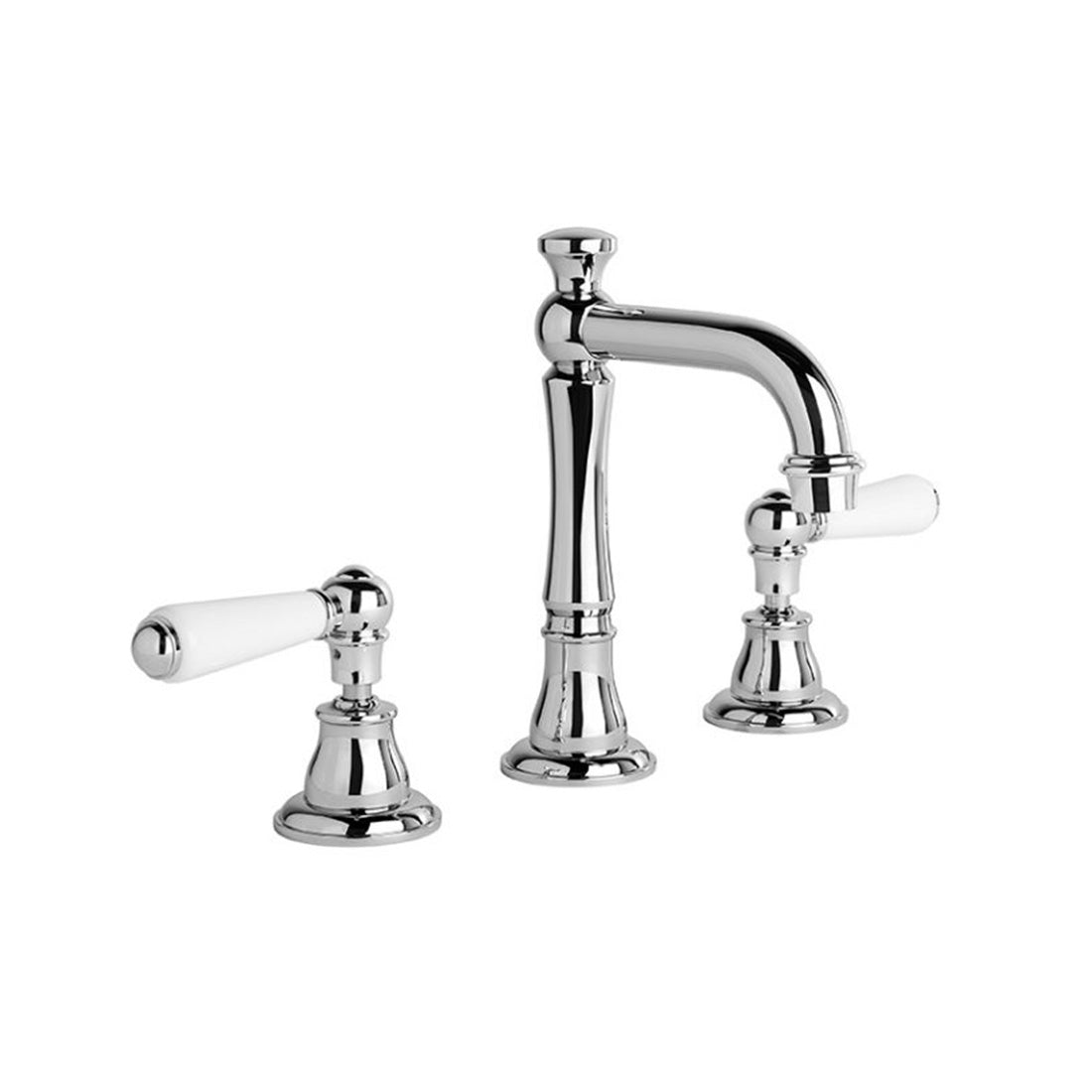 Brodware Neu England Basin Set With White Porcelain Lever Durobrite ...