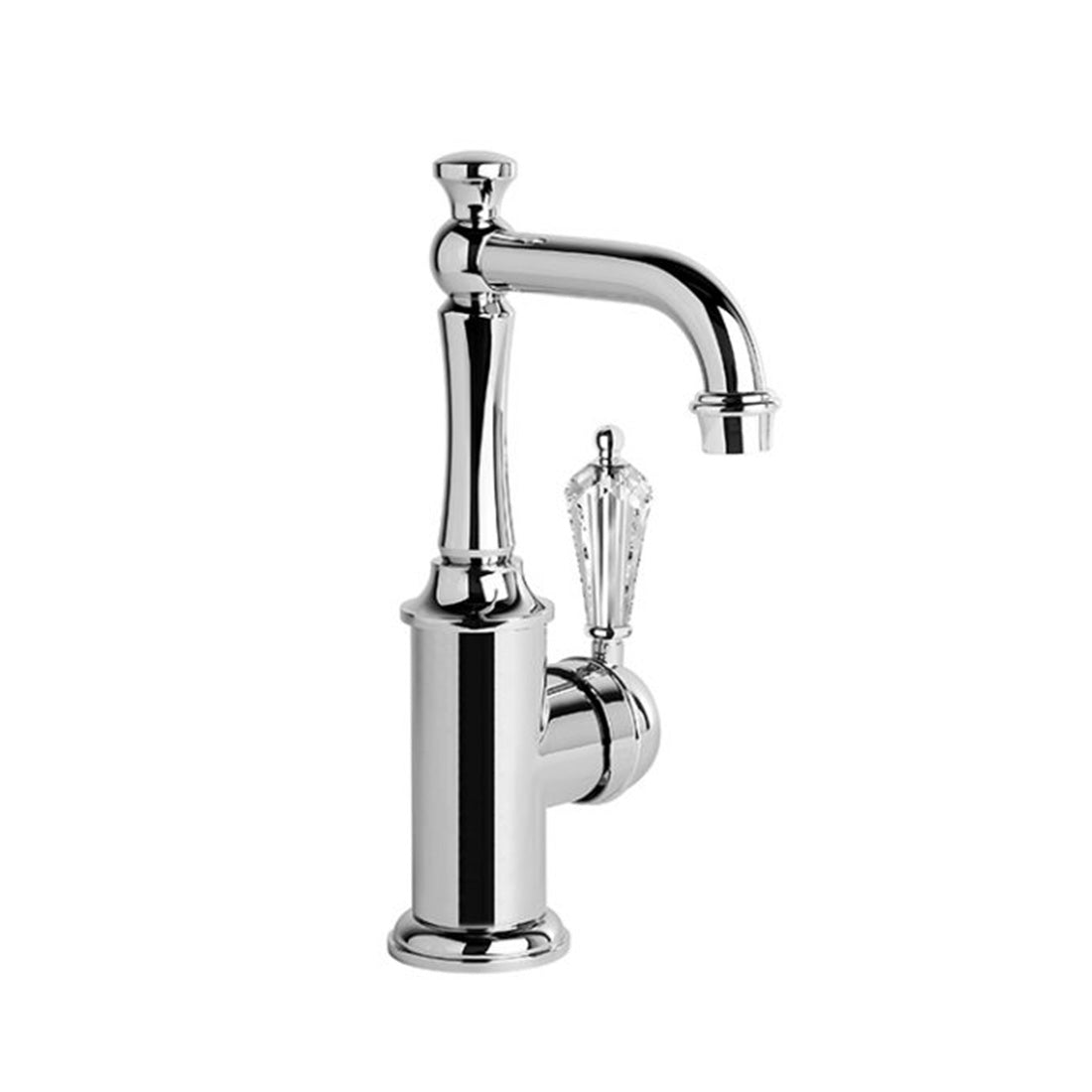 Brodware Neu England Basin Mixer With Kristall Lever Durobrite Chrome ...