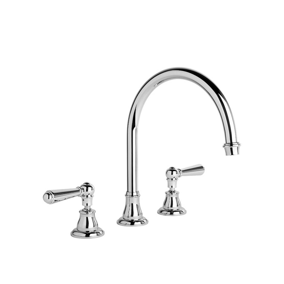 Brodware Neu England Bath Set With Metal Lever Durobrite Chrome | Cook ...