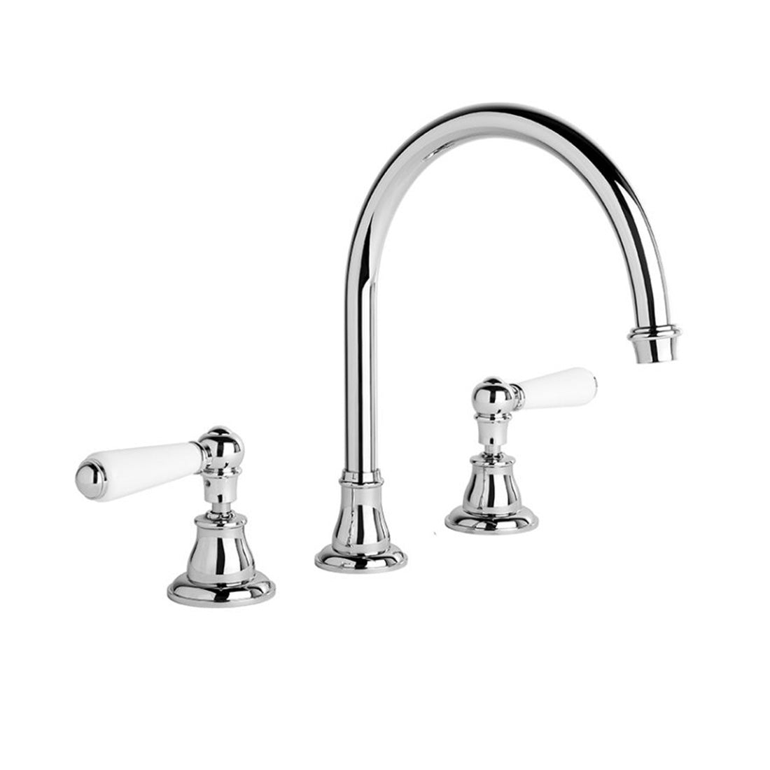 Brodware Neu England Kitchen Set - White Porcelain Lever – Cook & Bathe