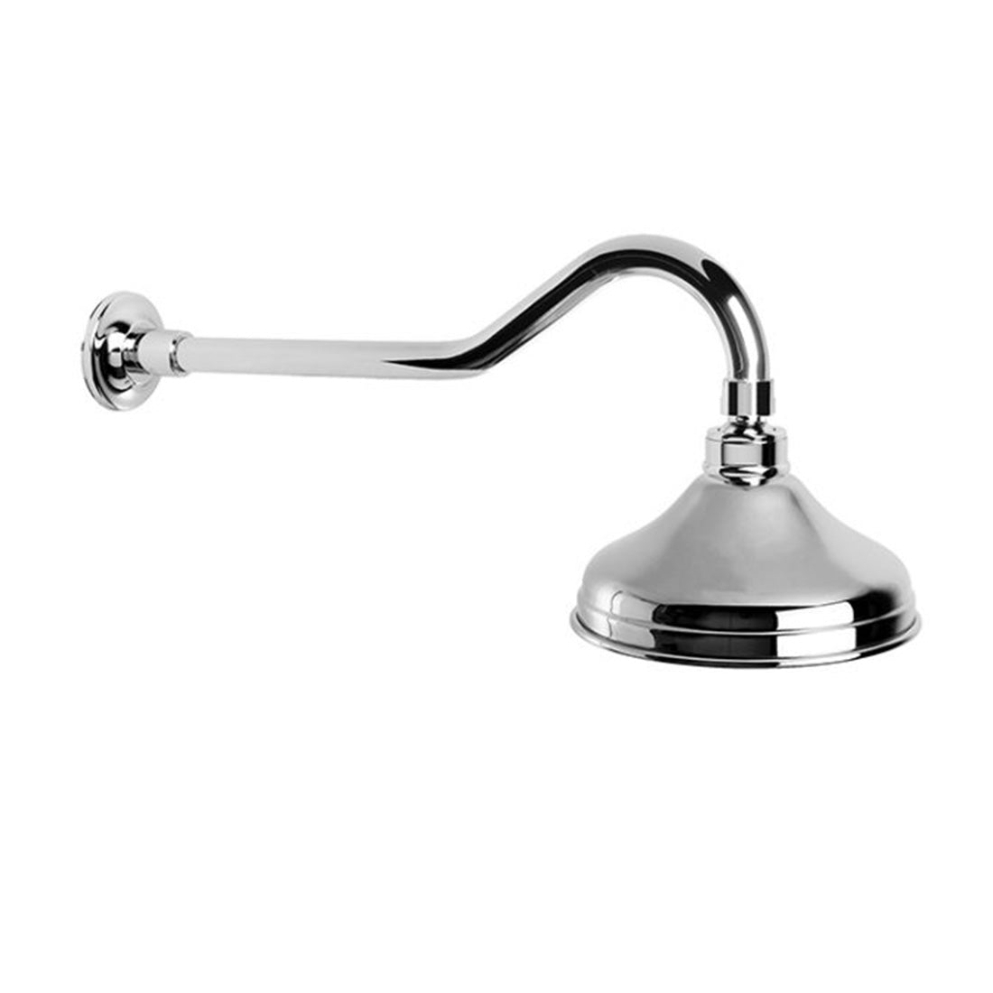 Brodware Neu England Shower Rose And Arm Durobrite Chrome | Cook & Bathe