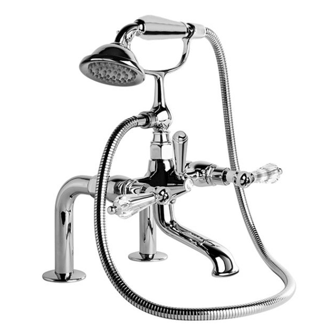 Brodware Neu England Bath Mixer - Durobrite Chrome with Hand Shower ...