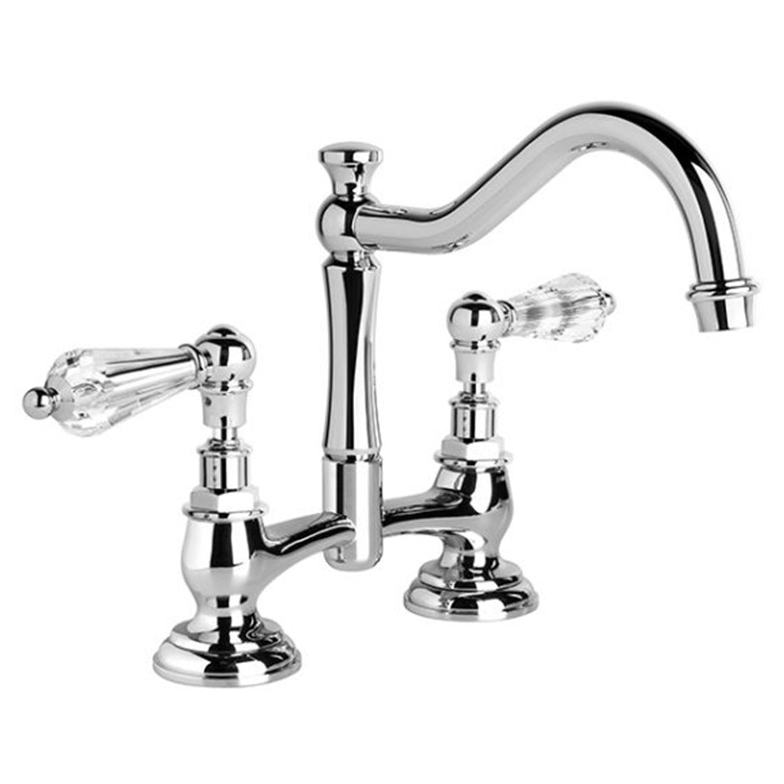 Brodware Neu England Kitchen Set With Kristall Levers Durobrite Chrome ...