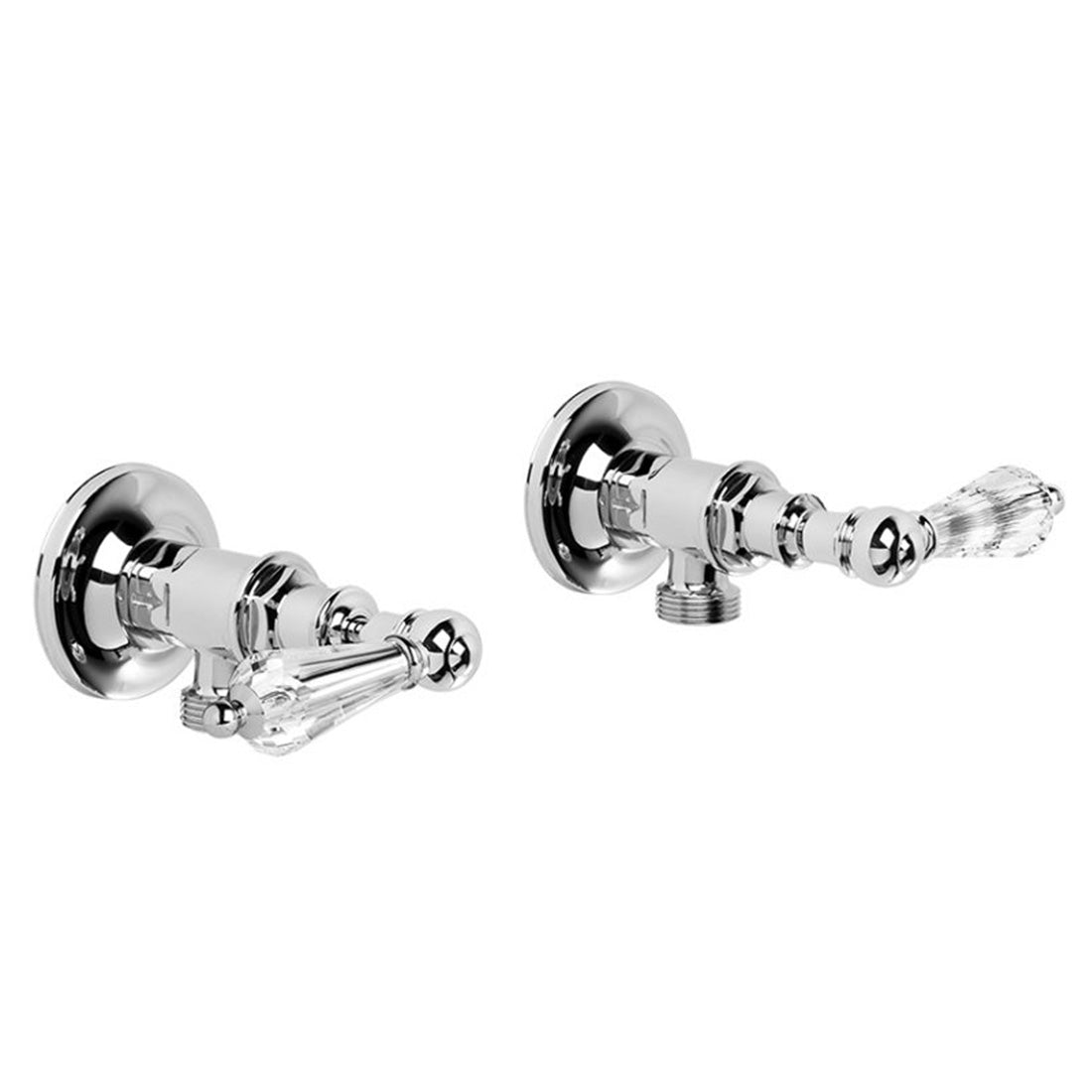 Brodware Neu England Washing Machine Taps - Durobrite Chrome – Cook & Bathe