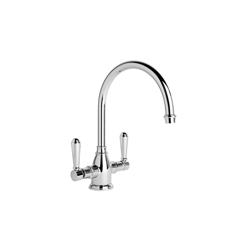 Brodware Winslow Kitchen Mixer Metal Lever Durobrite Chrome | Cook & Bathe