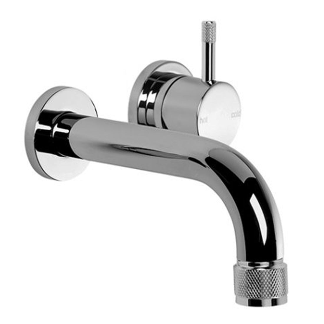 Brodware Yokato Wall Mixer Set With Knurled Lever Durobrite Chrome ...