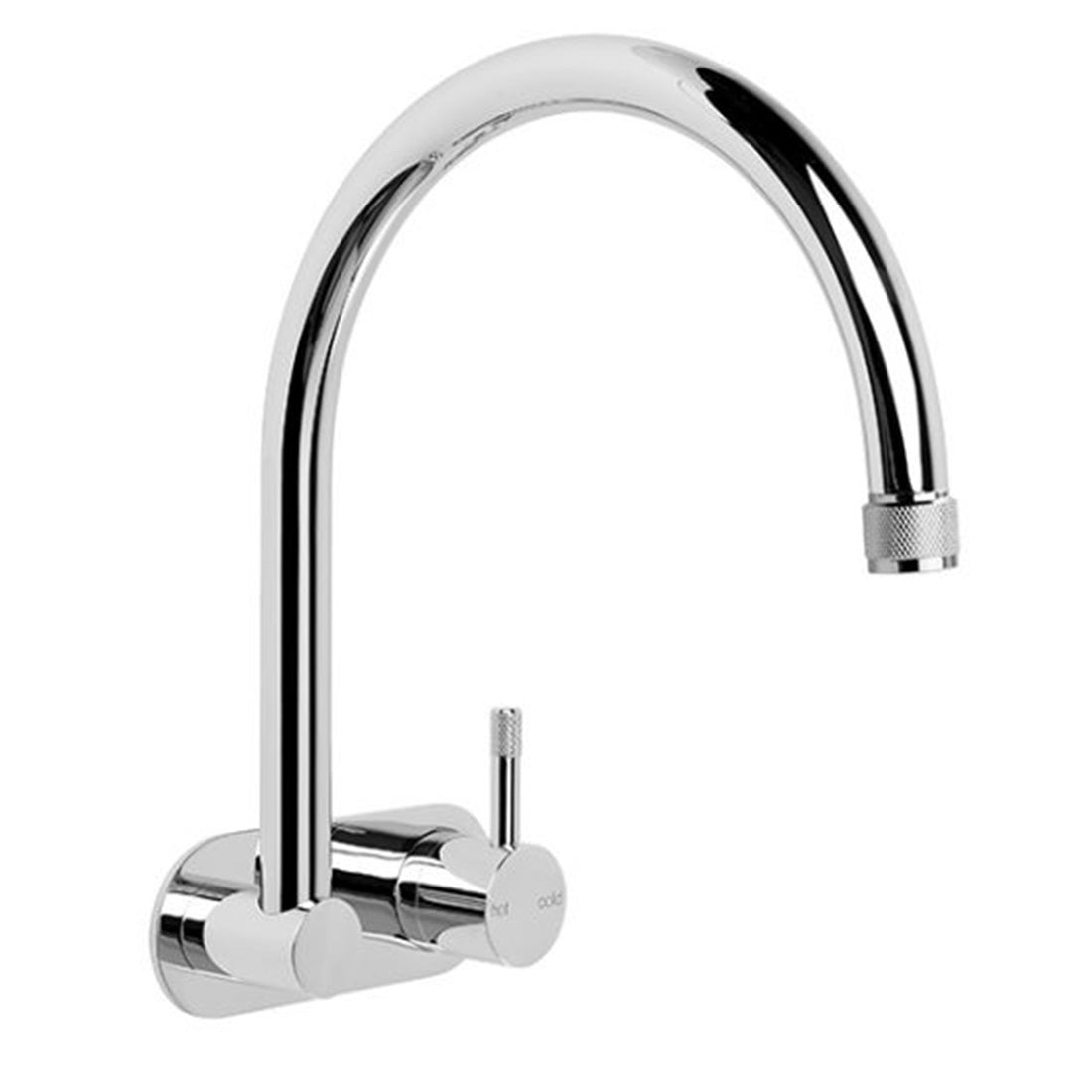 Brodware Yokato Wall Mixer Set With Knurled Lever Durobrite Chrome ...