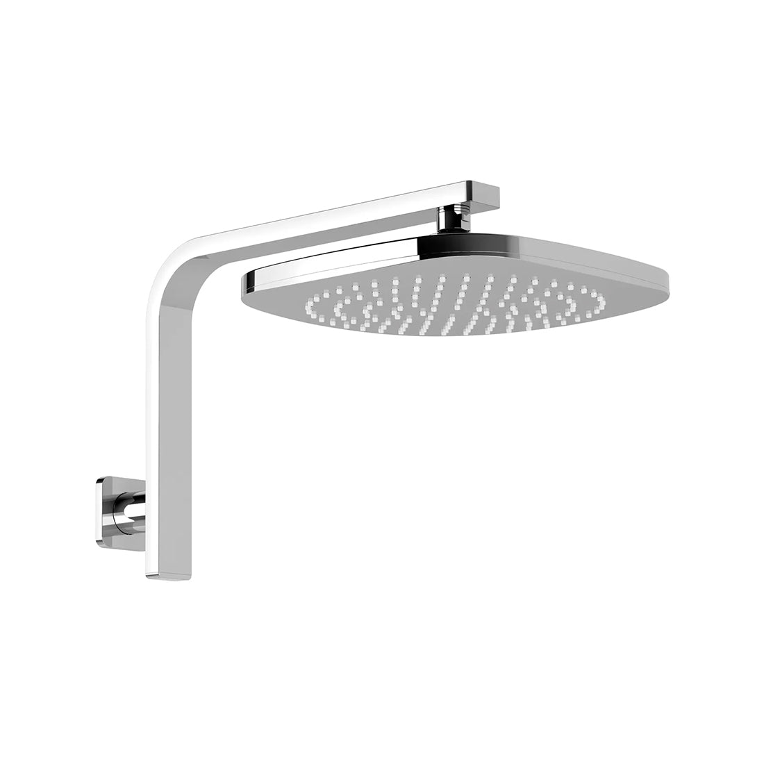 Phoenix Nuage High-Rise Shower Arm And Rose Chrome | Cook & Bathe