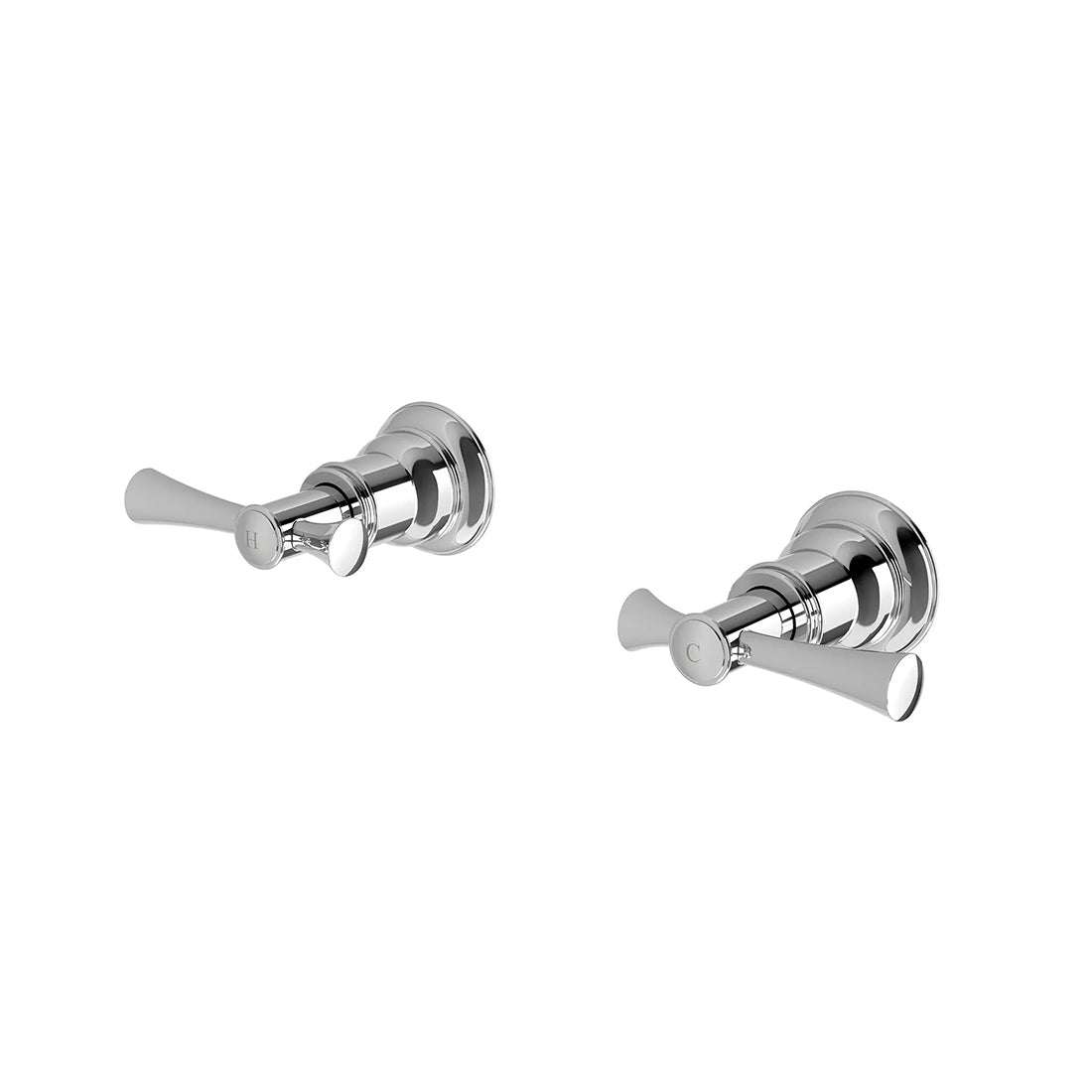 Phoenix Cromford Wall Top Assemblies Chrome | Cook & Bathe