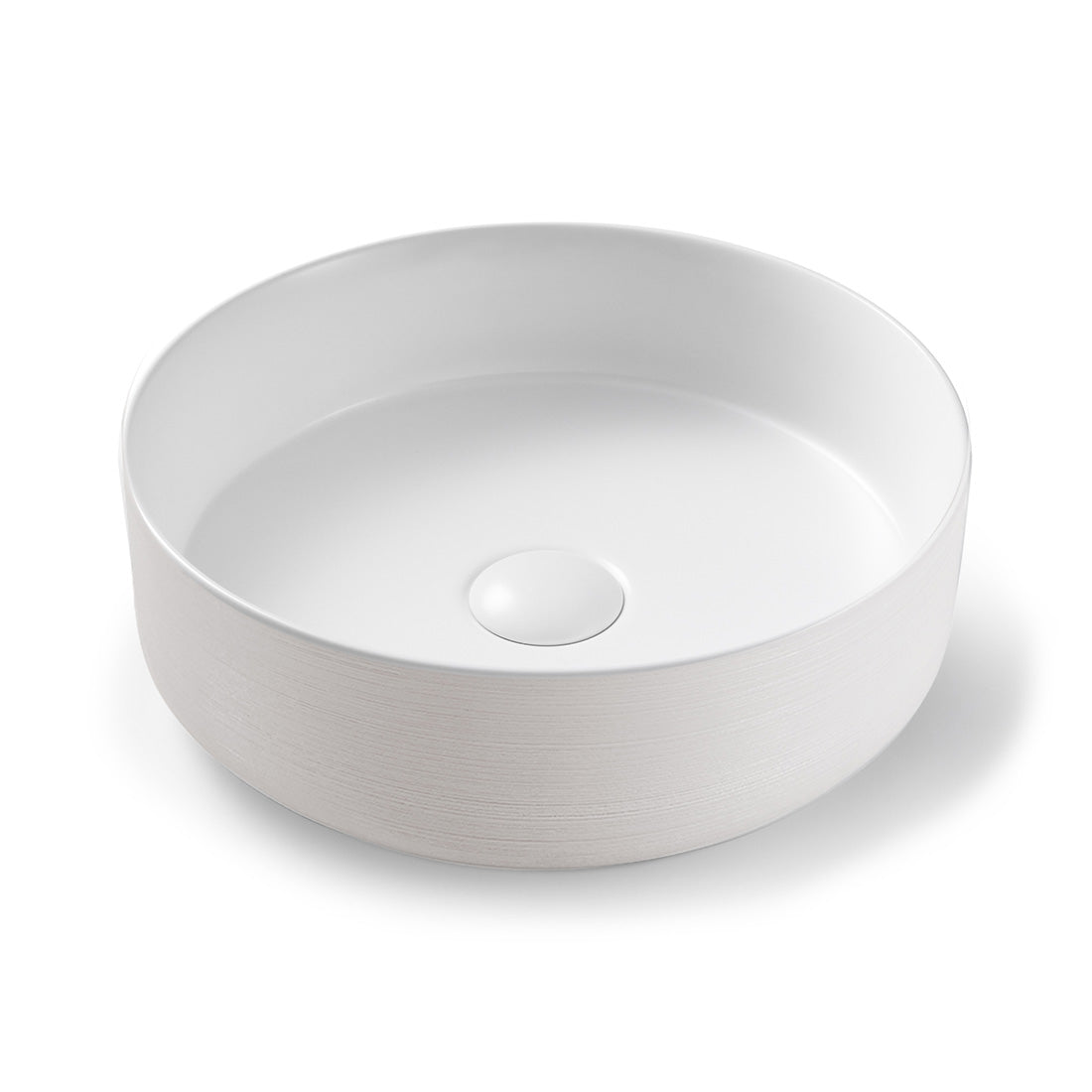 Seima Arko 355 Ceramic Above Counter Basin White Texture – Cook & Bathe