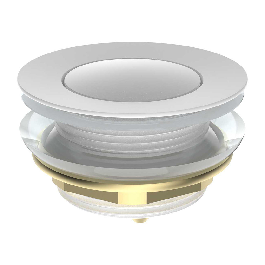 Matte White Seima Pop-Out Bath Waste - Integrated Overflow – Cook & Bathe