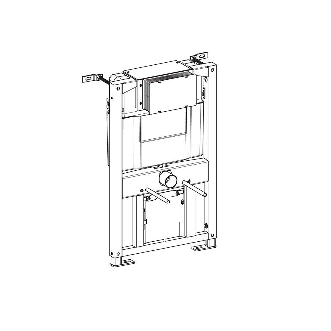 Seima InWall M201 Cistern With Frame - Mechanical Actuation - 130mm Th ...