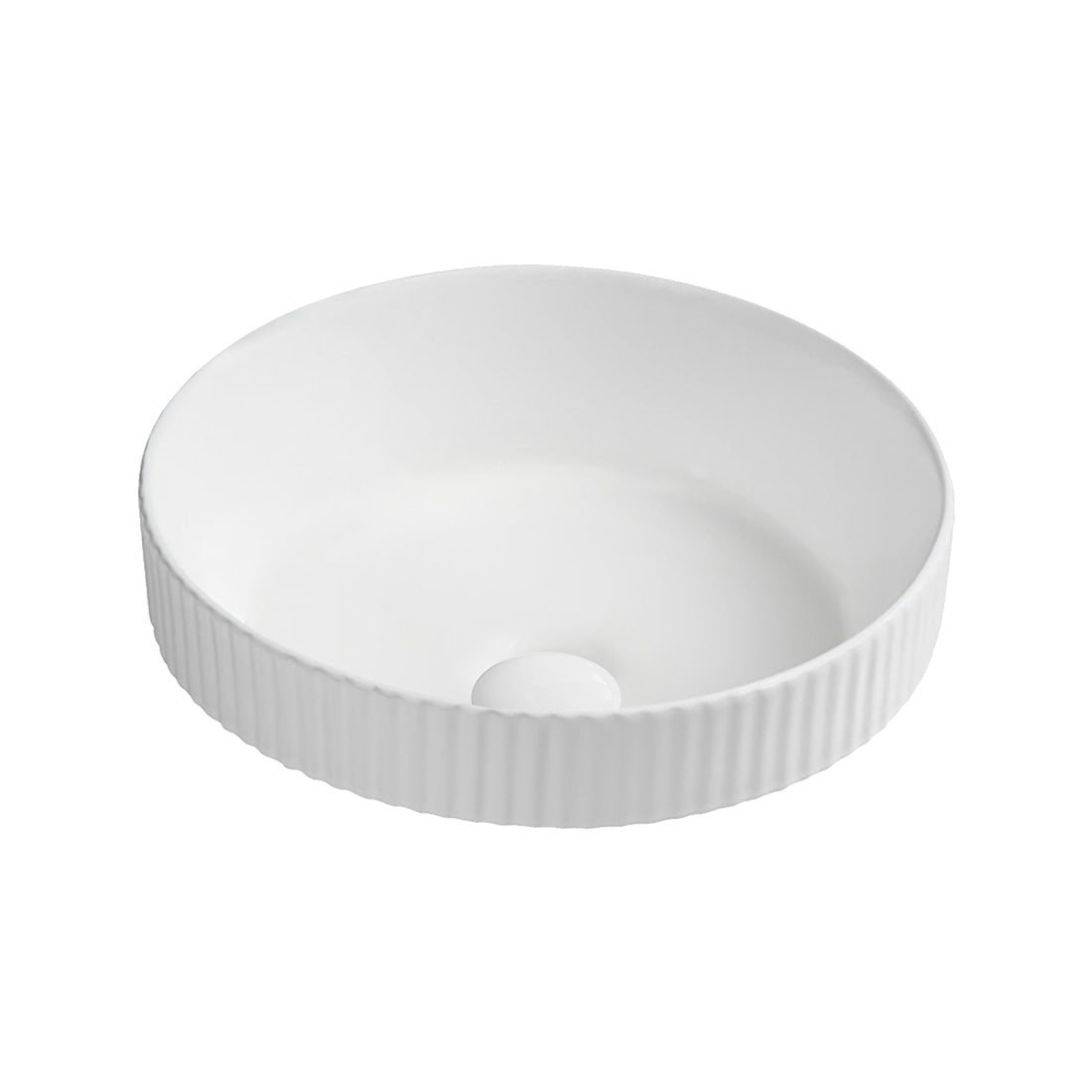 Seima Cleo 380 Ceramic Inset Basin White Silk Matte – Cook & Bathe