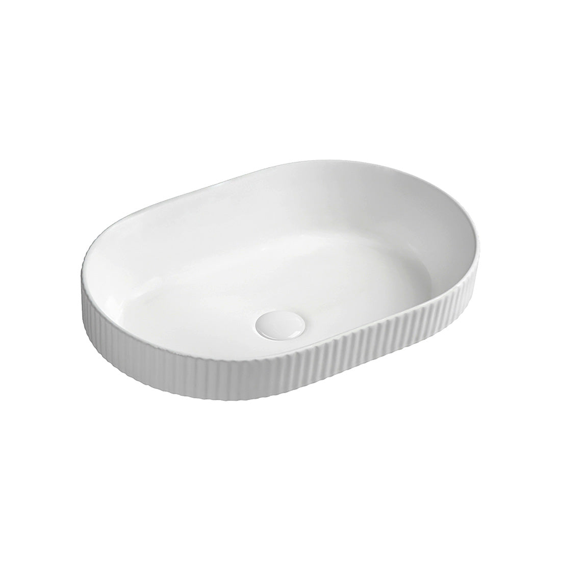 Seima Cleo 550 Ceramic Inset Basin White Gloss – Cook & Bathe