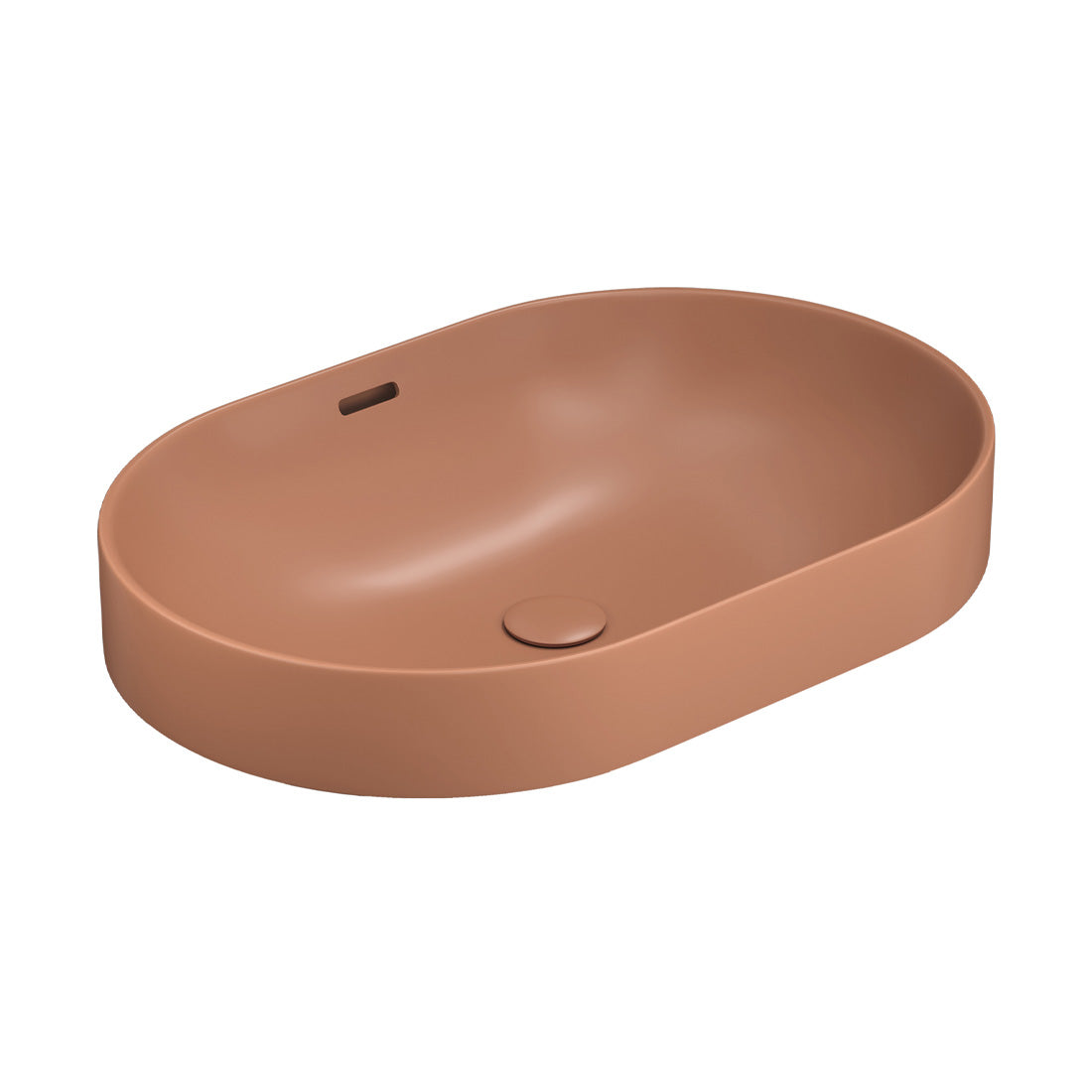 Seima Obello 551 Ceramic Basin Terracotta Silk Matte – Cook & Bathe