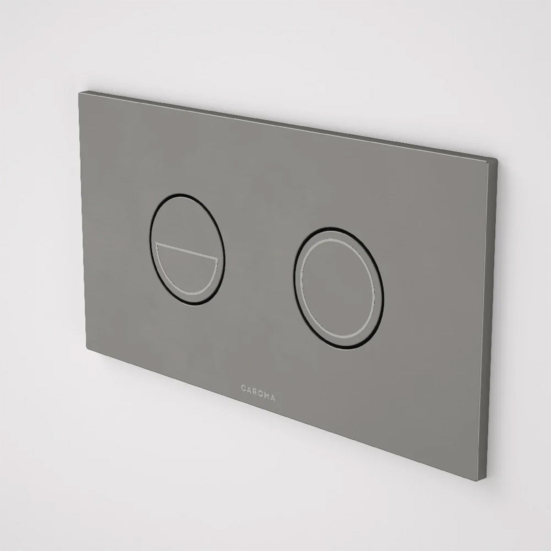 Caroma Invisi Series II Dual Flush Plate & Buttons | Round | Gunmetal ...