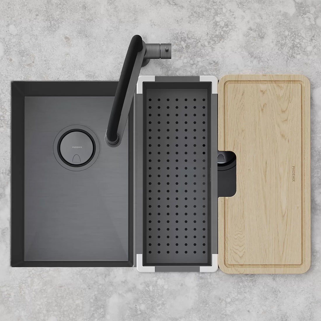 Phoenix Small Chopping Board 435Mm X 202Mm | Cook & Bathe