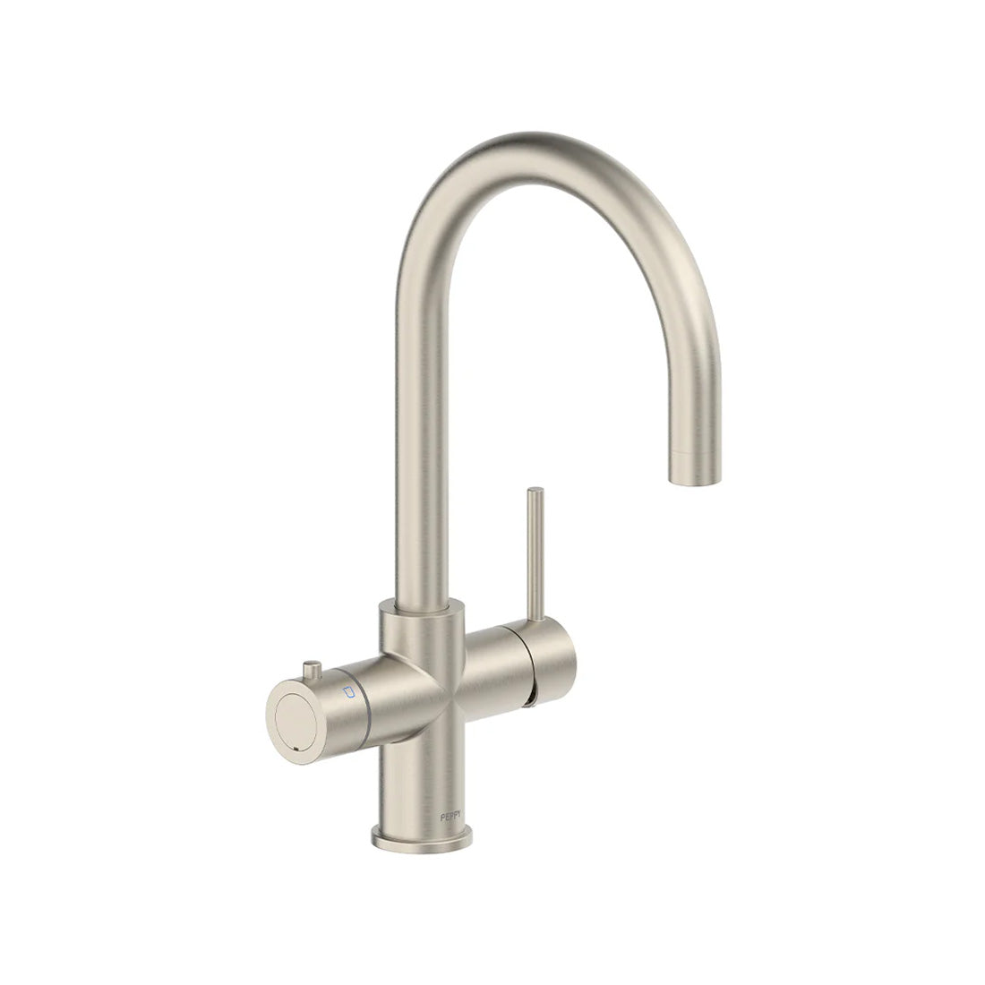 Peppy Taps 4 in 1 Boiling, Chilled Tap Brushed Nickel – Cook & Bathe