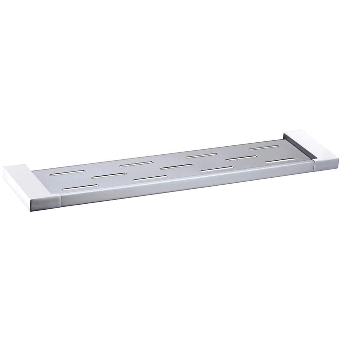 Jacob Metal Shelf Chrome and White – Cook & Bathe