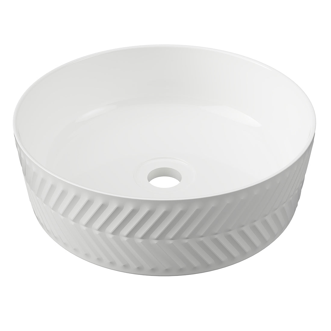 Timberline Allure Arrow Basin White Gloss – Cook & Bathe
