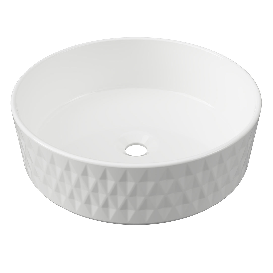 Timberline Diamond Basin White Gloss – Cook & Bathe