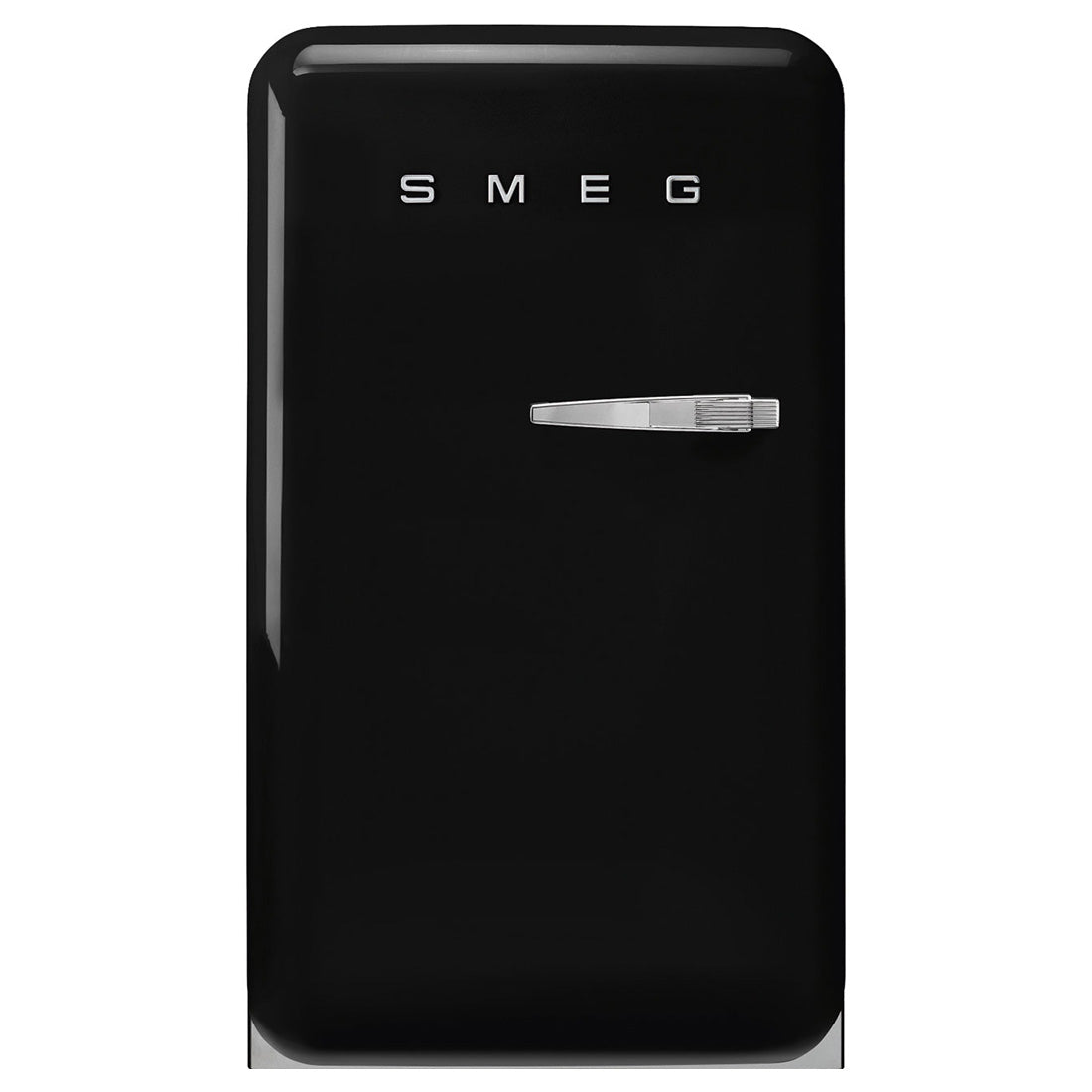 Smeg FAB10 50's Style 135L Retro Refrigerator Left Hand Hinge Black ...