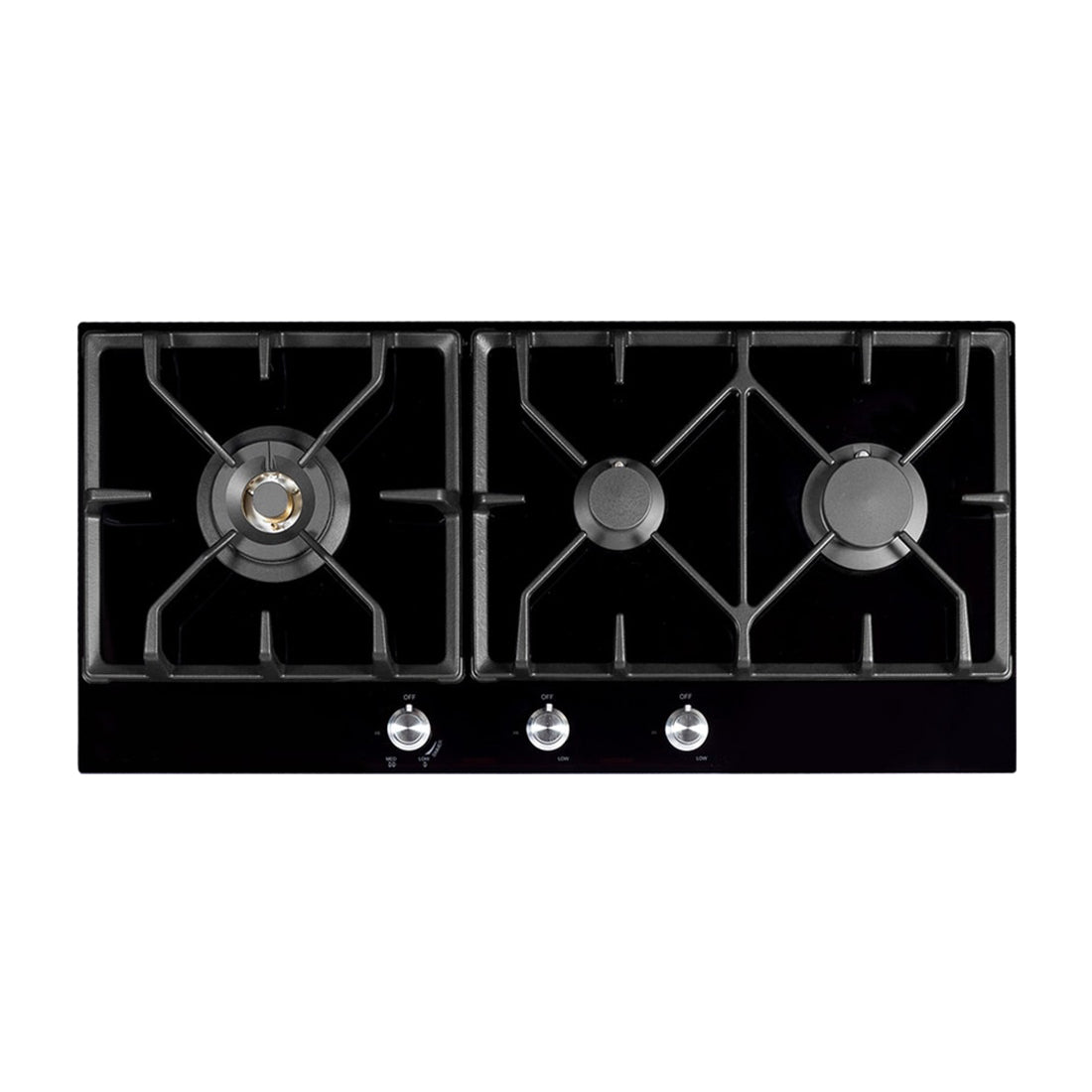 Franke Professional Gas Cooktop Black Glass 85cm | Cook & Bathe