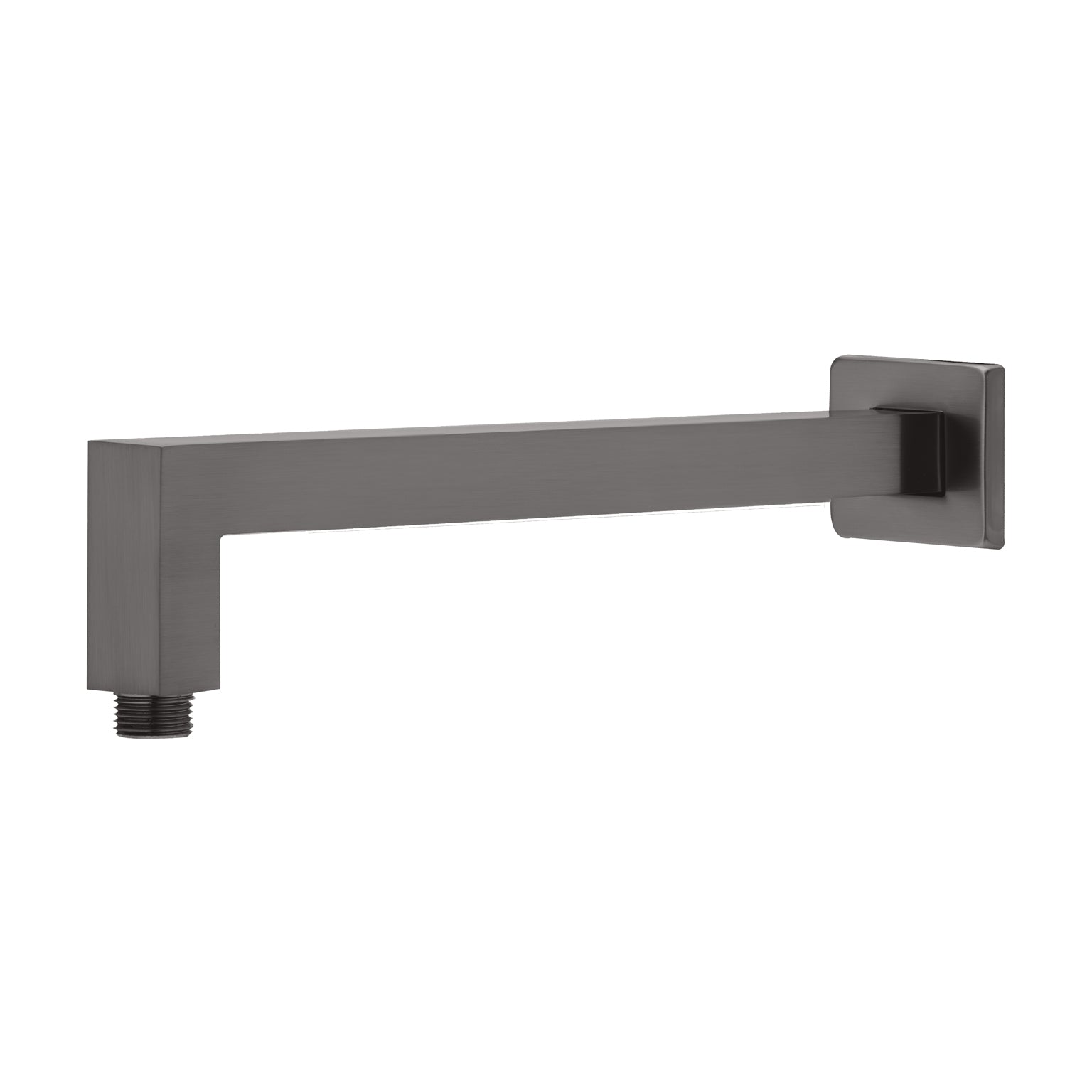 Phoenix Lexi Shower Arm 400mm Square Brushed Carbon – Cook & Bathe