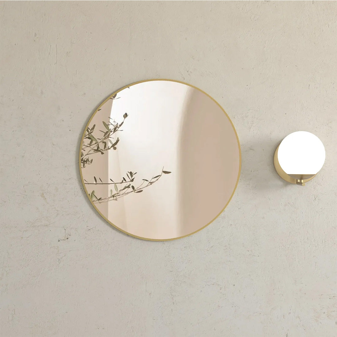 Otti London 700mm Gold Metal Frame Mirror – Cook & Bathe