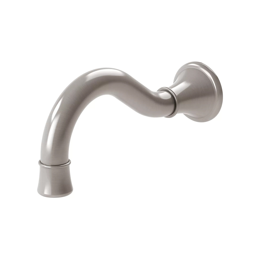 Phoenix Nostalgia Basin Bath Outlet 180Mm Shepherd Crook Brushed Nickel ...