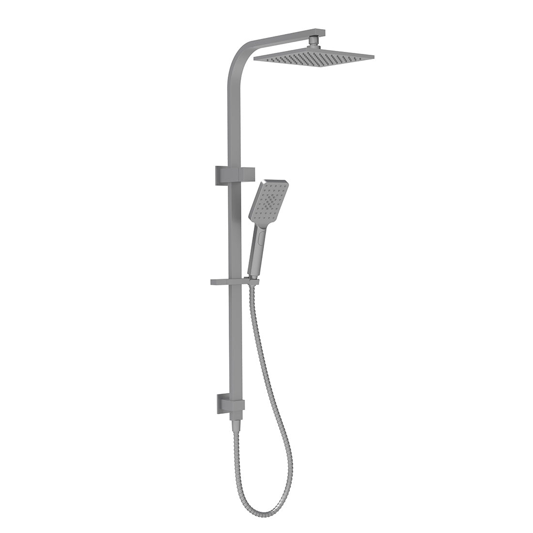 Jacob Twin Shower Set Square Gun Metal – Cook & Bathe