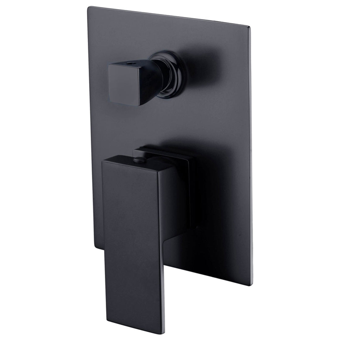 Cuadro Bath/Shower Mixer With Diverter Square Matte Black – Cook & Bathe