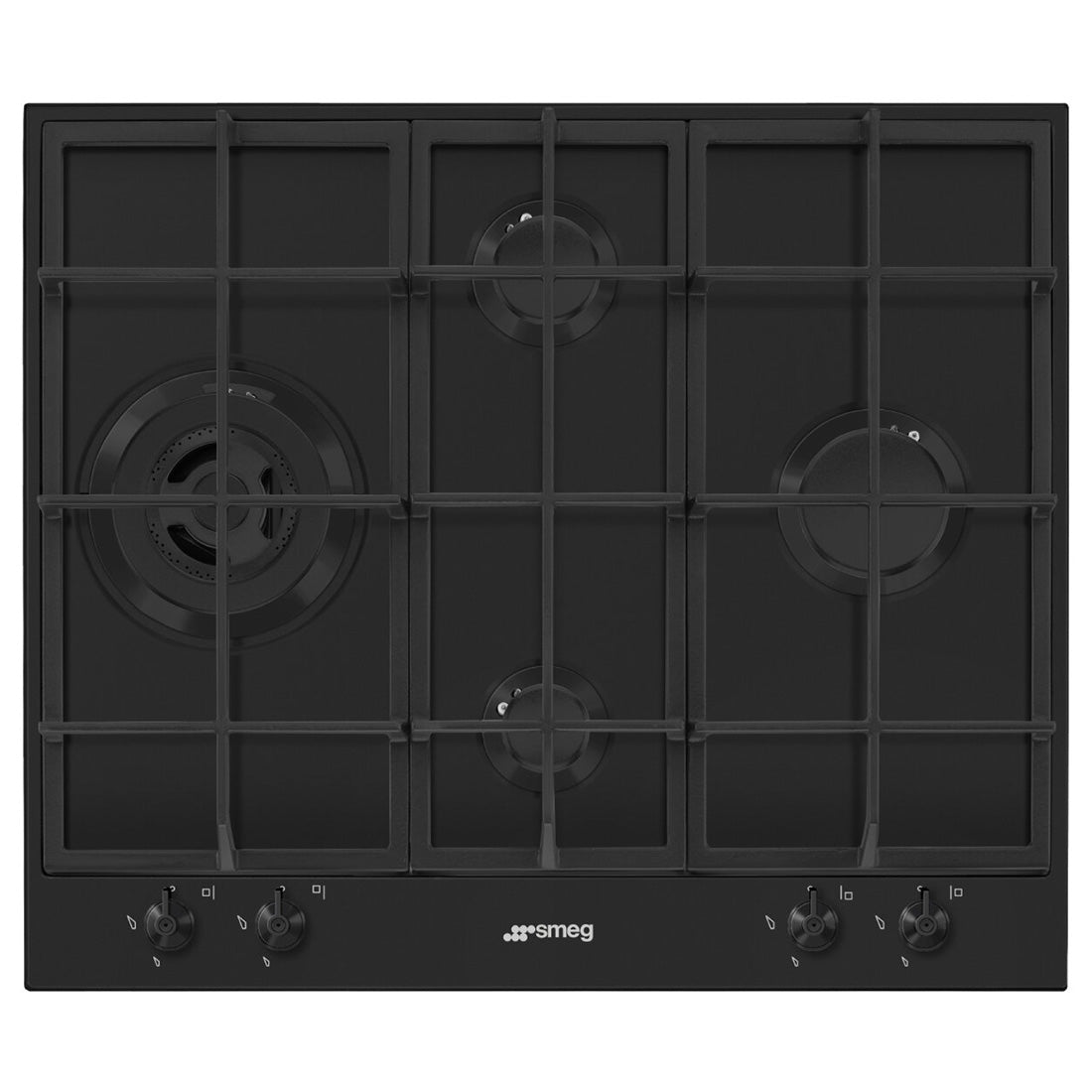 Smeg Classic 4 Burner Gas Cooktop Stainless Steel 60Cm | Cook & Bathe