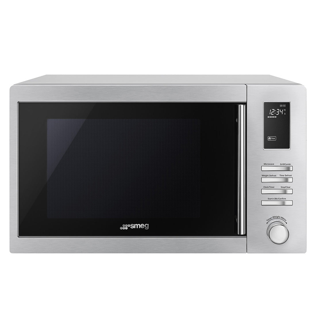 Smeg Freestanding Microwave With Grill Stainless Steel 34L – Cook & Bathe
