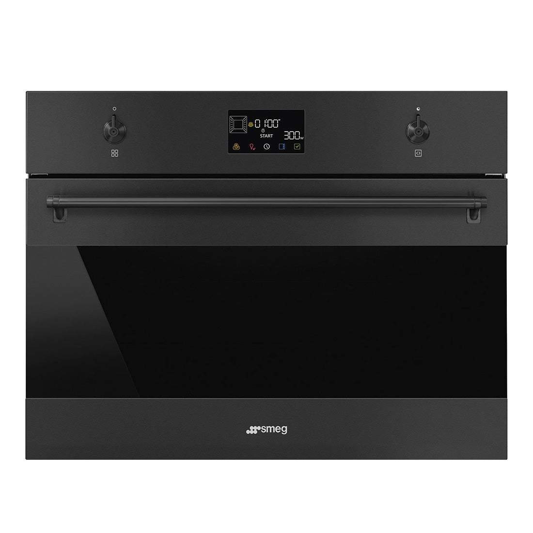 Smeg Compact Classic Speedoven Matte Black | Cook & Bathe