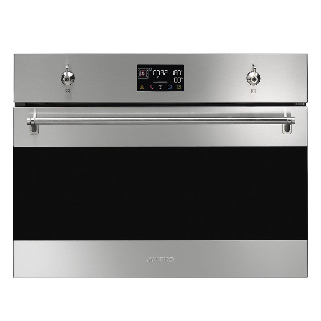 Smeg Compact Classic Steam 100 Oven Stainless Steel | Cook & Bathe