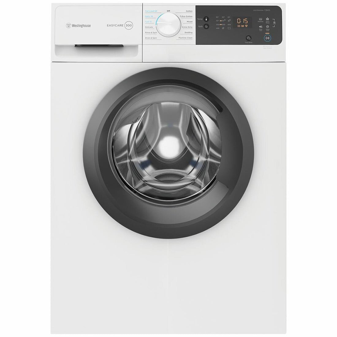 Westinghouse Easycare 300 Series Front Load Washer 7.5Kg White | Cook ...