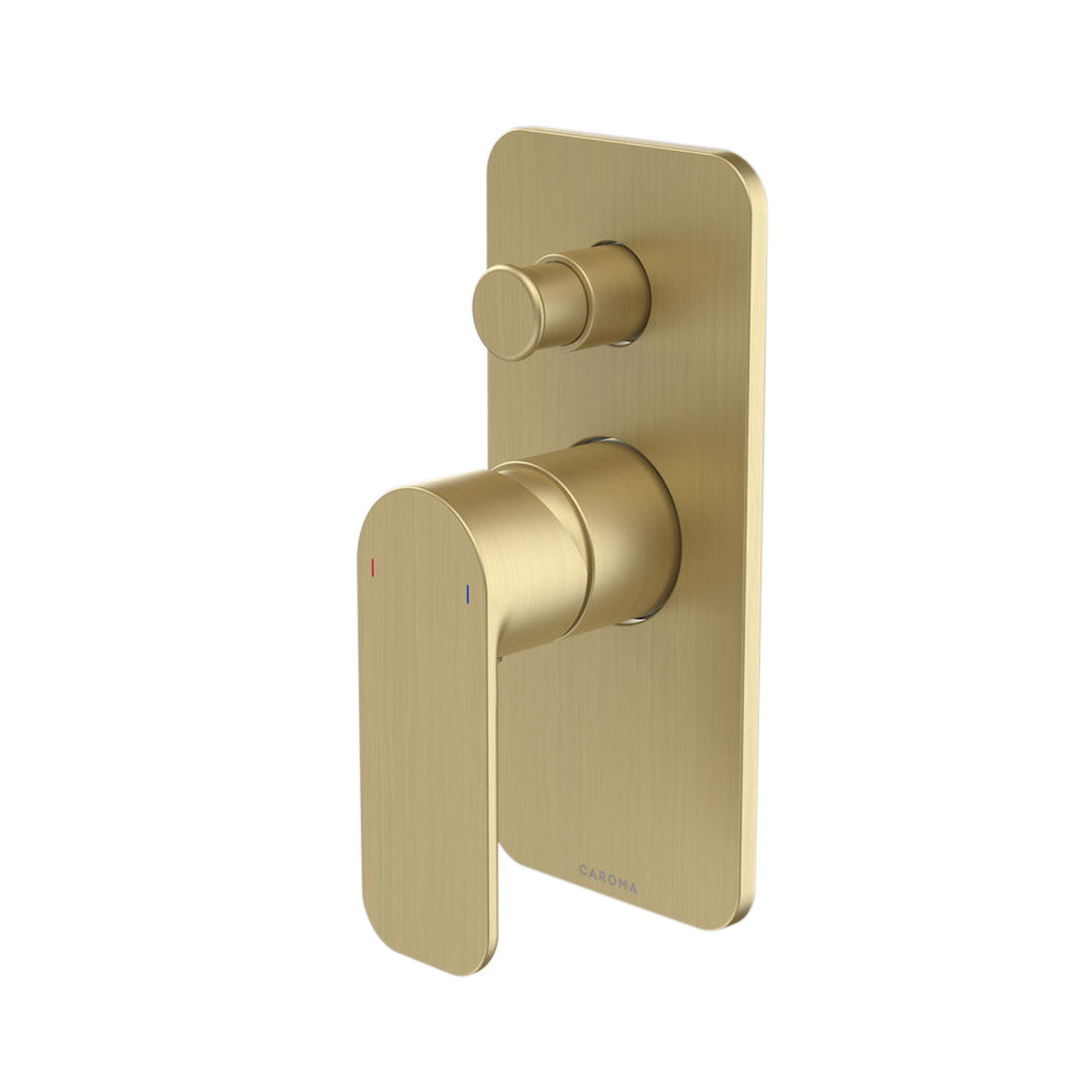 Caroma Luna Bath-Shower Mixer with Diverter Brushed Brass – Cook & Bathe