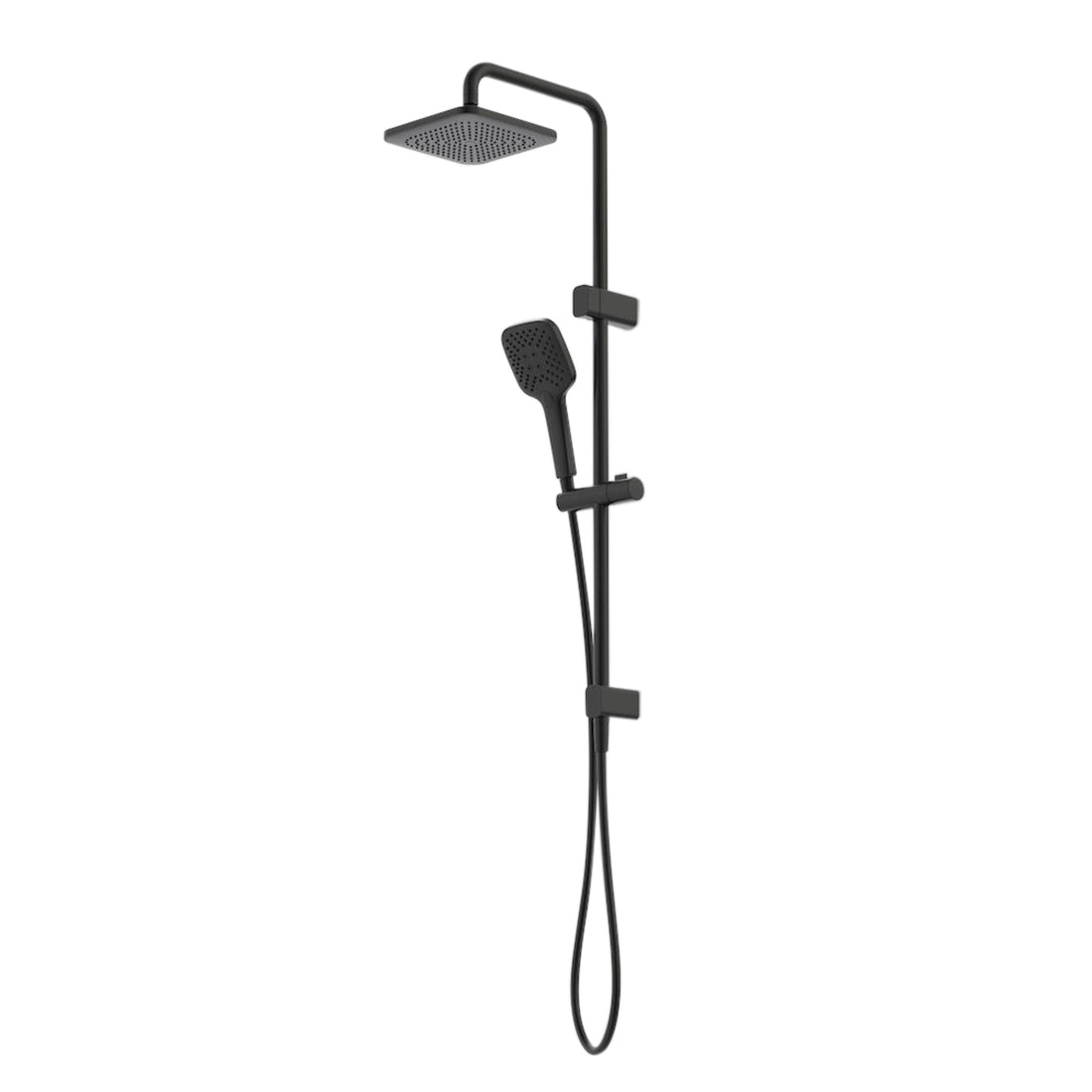Caroma Luna Multifunction Rail Shower with Overhead Black – Cook & Bathe