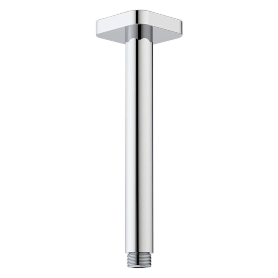 Caroma Luna Straight Arm Square Flange 210 Chrome – Cook & Bathe