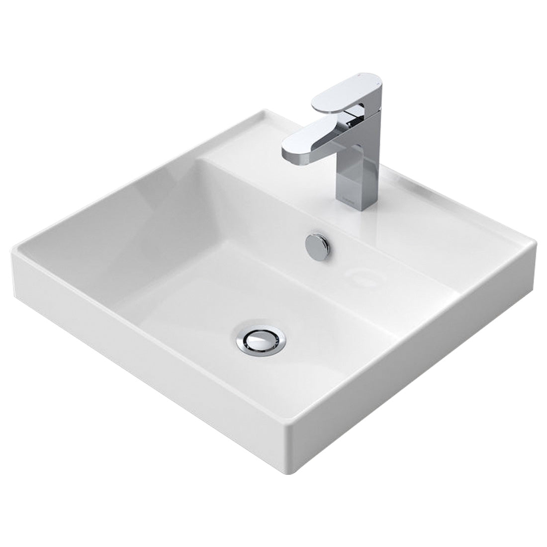 Caroma Teo 2.0 Inset Basin 450 1 Taphole – Cook & Bathe