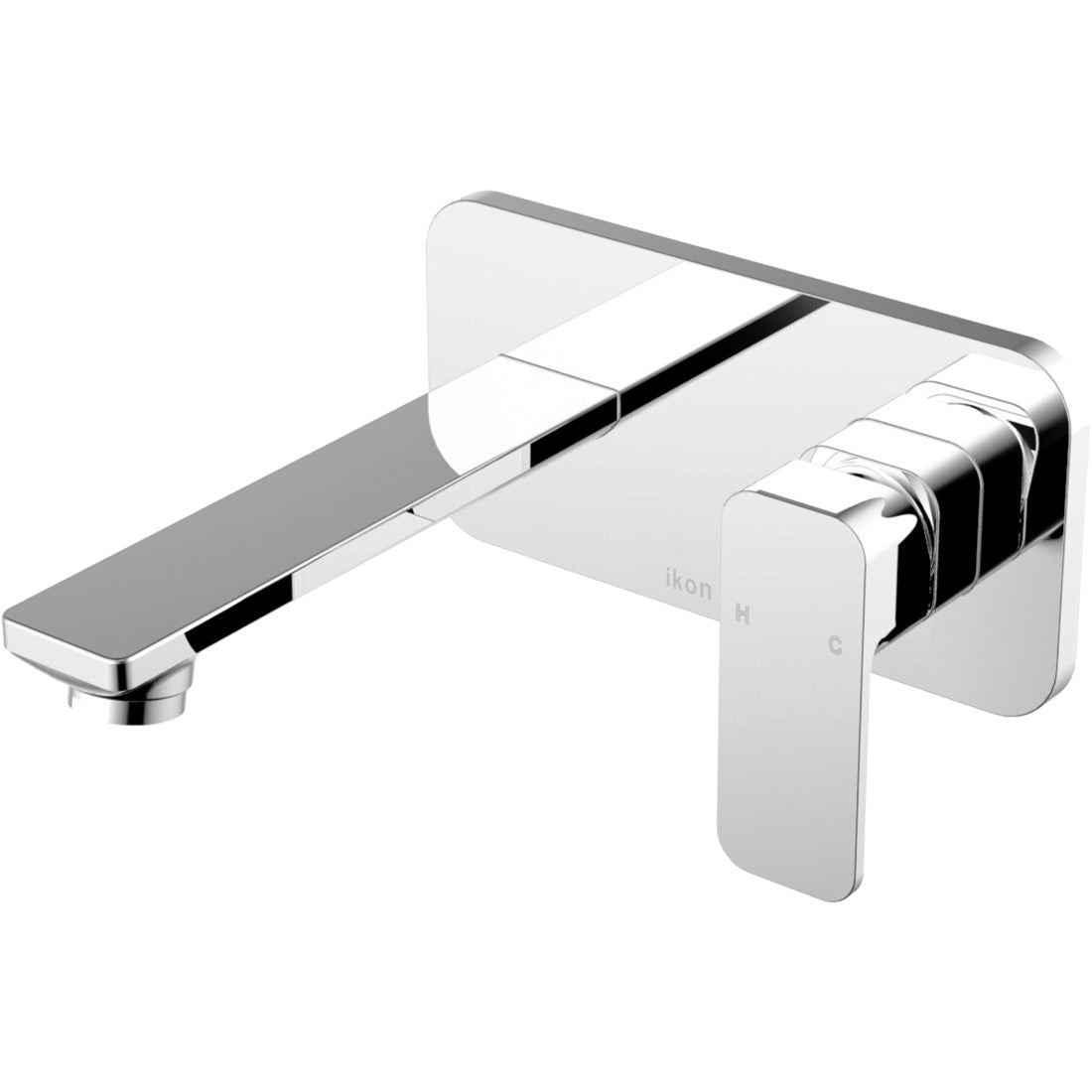 Ikon Seto Wall Basin Mixer Chrome | Cook & Bathe