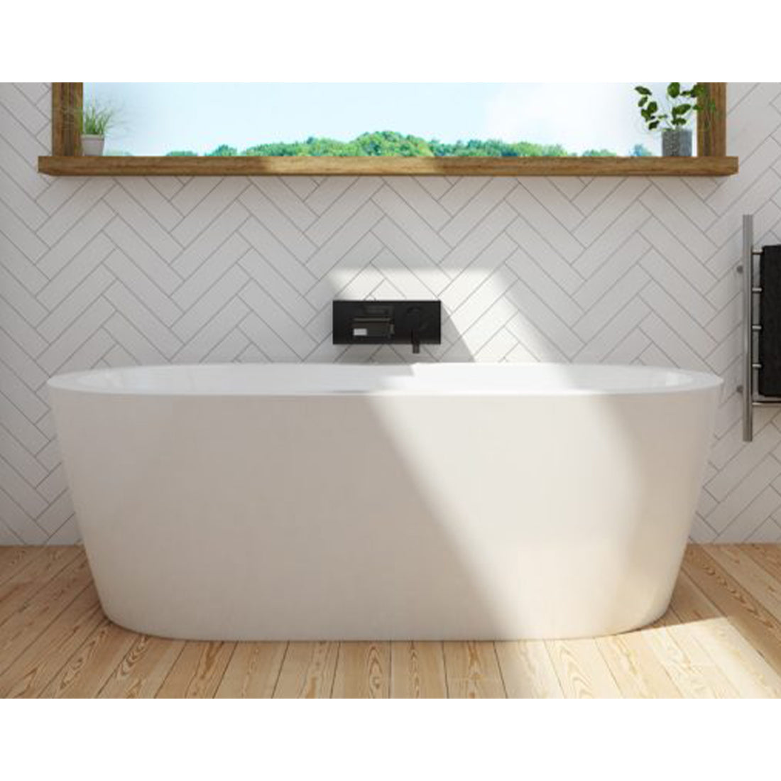 Decina Cool 1800 White Freestanding Bath | Cook & Bathe