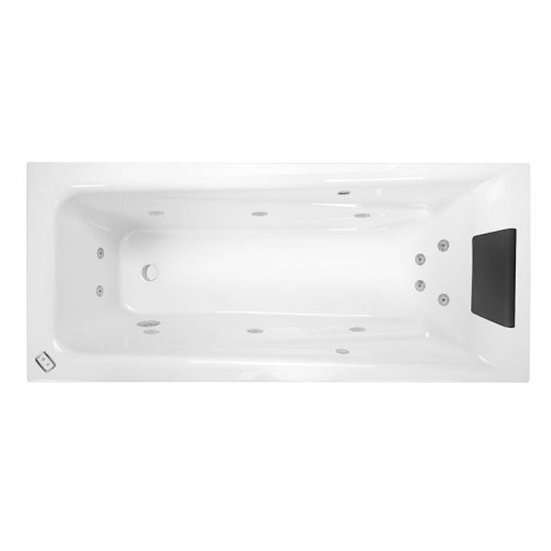 Decina Novara 1665Mm Contour 12-Jet Spa Bath | Cook & Bathe