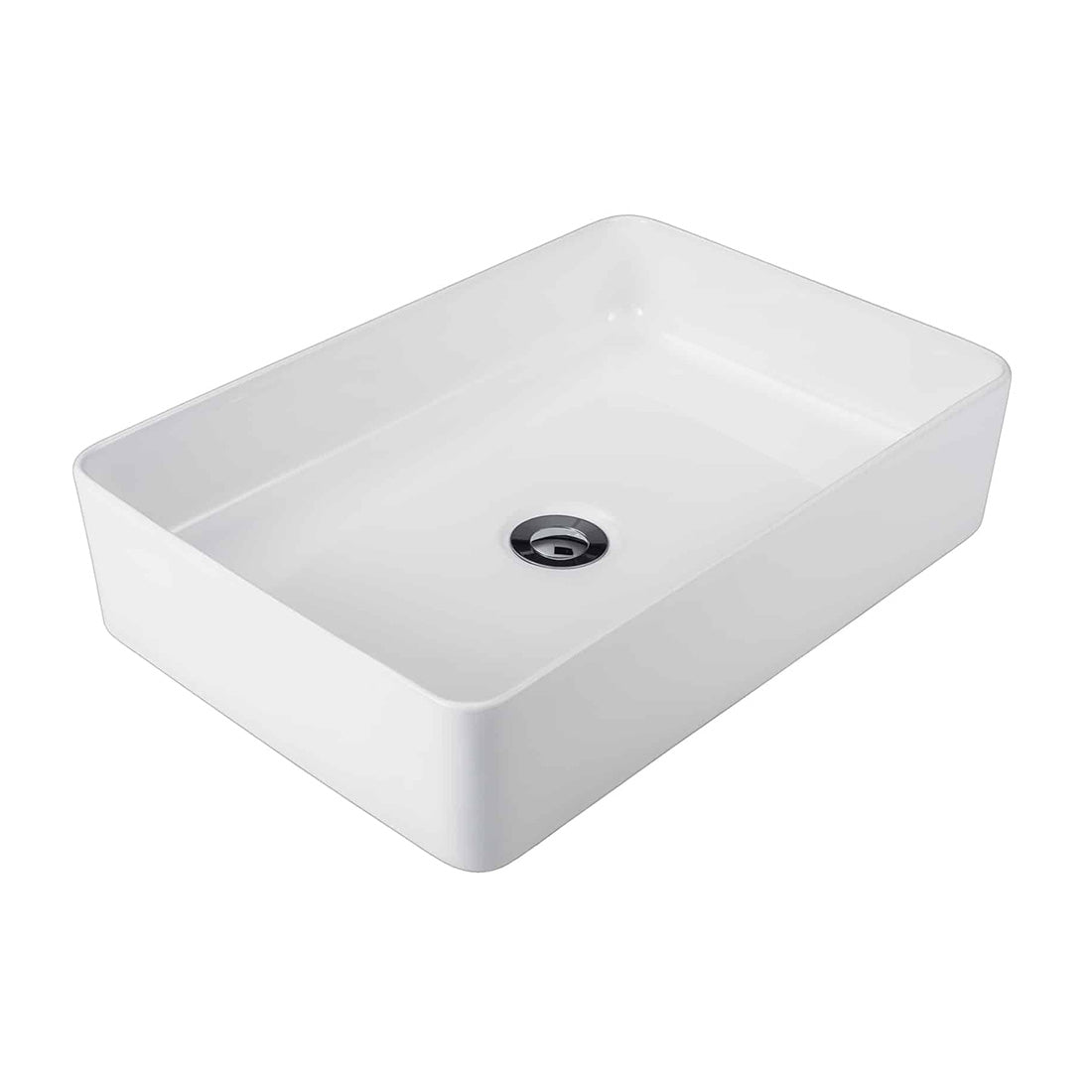 Plati Above Counter Basin White – Cook & Bathe