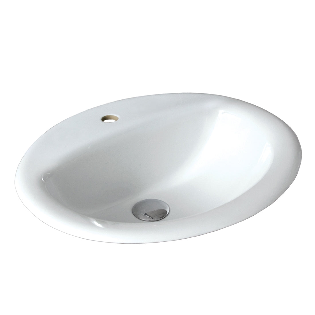Seima Chios Ceramic Inset Above Counter Basin, Oval 1 Taphole | Cook ...